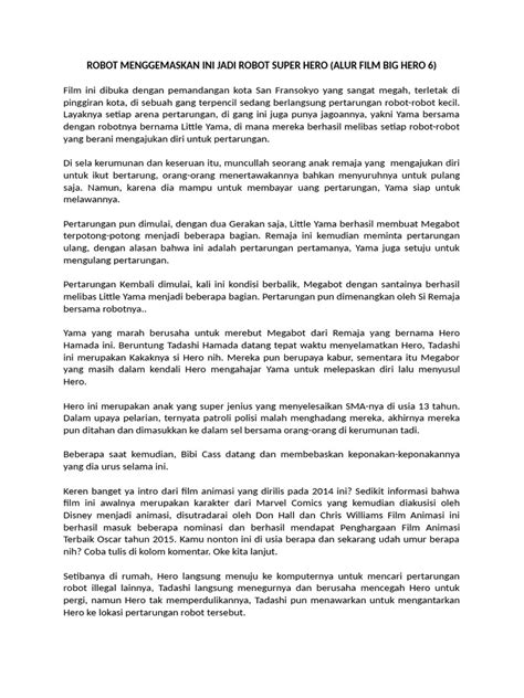 Eps 1 Robot Menggemaskan Ini Jadi Robot Super Hero Pdf
