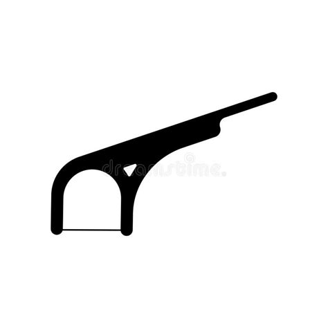 Dental Flossing Tool Icon Stock Vector Illustration Of Flat 338875020