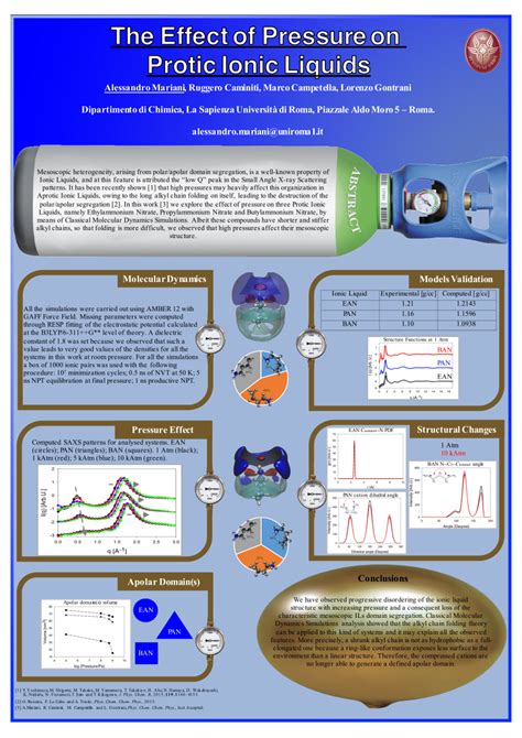 Pdf The Effect Of Pressure On Protic Ionic Liquids