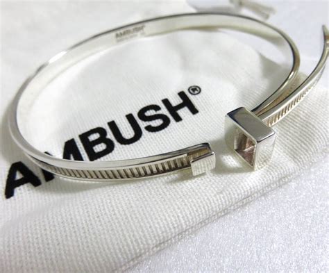 Yahooオークション 定価59万 新品 Ambush Zip Tie Bracelet 2 シル