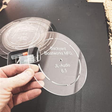 Mounting Speaker Template Cut Out Drywall Router Low Voltage Mounting