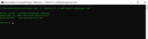 Sysinternals And Its Psexec Tool