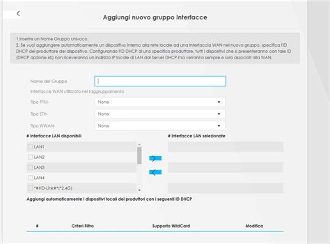 Creare Sottorete In Wan Router Fibraclick Forum