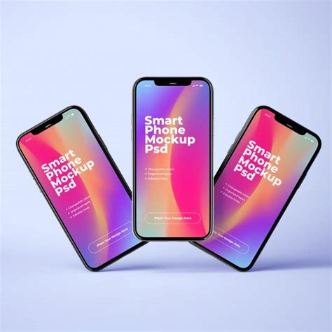 Stunning Phone Mockups For Captivating Designs