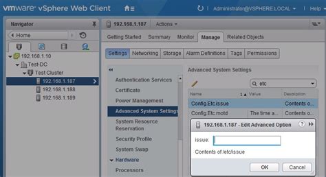 Configure Ssh Login Banner For Esxi Host Adil Arif