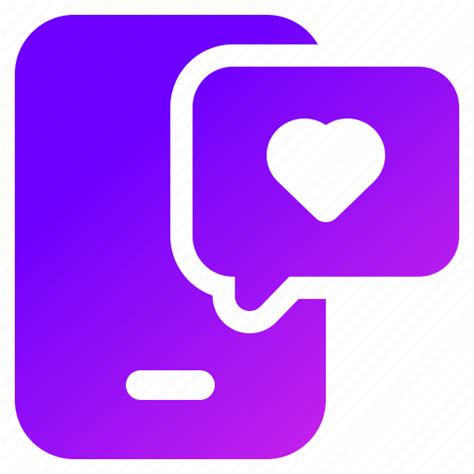 Phone Chat Love Dating App Message Icon Download On Iconfinder