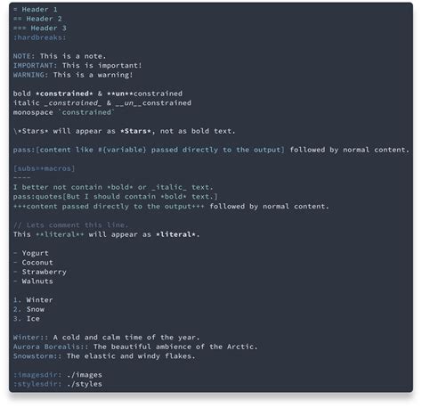 Syntax Highlighting Doesn T Work In Asciidoc Issue Nordtheme Vim GitHub