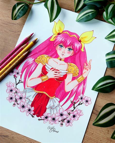 Wedding Peach Momoko Hinasaki Art Print Picture Fan Art Etsy