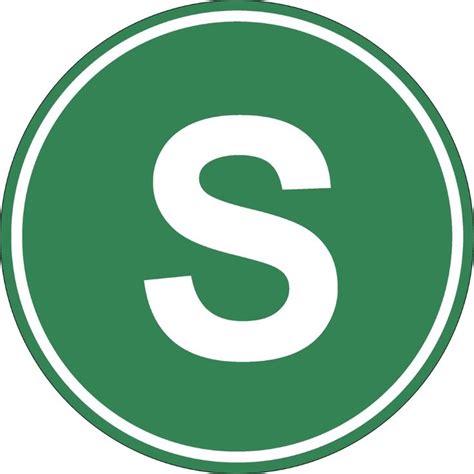 Eticheta Autocolant Litera S Autocolant Camion Litera S Diamentru 22