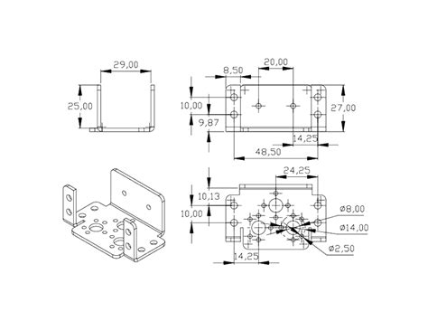 Servo Multi Purpose Bracket Senith Electronics
