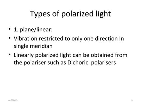 Polarization And Its Application Ppt Physics Science