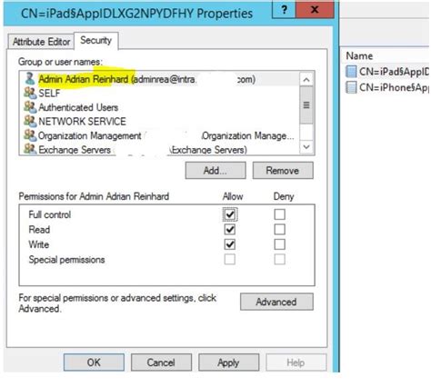 ad user object cannot delete you do not have sufficient privileges to