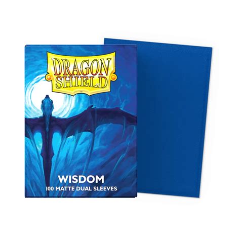 Dragon Shield Sleeves Standard Size Matte Dual 100 Wisdom Mundo