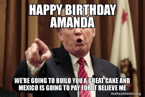 Amanda Birthday Meme