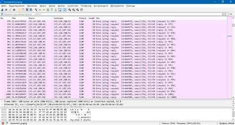examples usage thsark and pyshark