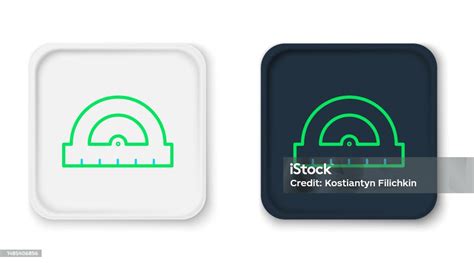 흰색 배경에서 격리된 도 아이콘을 측정하기 위한 라인 프로파일트랙터 그리드입니다 기울기 각도 미터 측정 도구 기하학적 기호 다채로운 개요 개념 벡터 0명에 대한 스톡 벡터