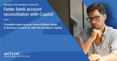 Faster Reconciliation Of Bank Accounts With Copilot