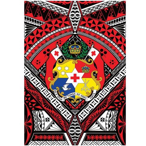 Tongan Sila Pasifika Print Etsy Tongan Flag Wallpaper Tongan Tapa
