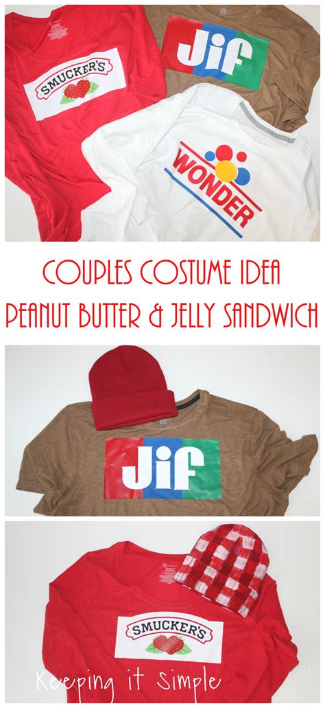 Peanut Butter And Jelly Costumes Homemade