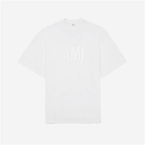 아미 파리 티셔츠 화이트 Ami Kream