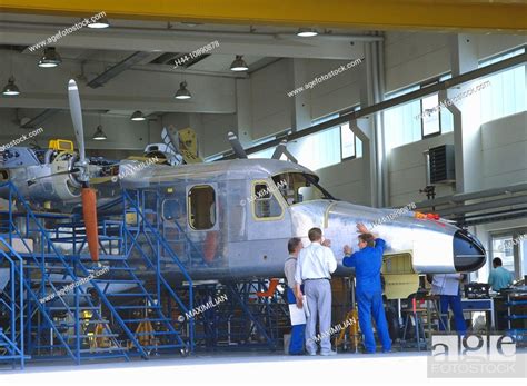 Adult Aeroplane Aircraft Assembling Assembly Aviation Building