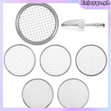 Soil Sieve Set With 945inch Diameter 5 Grid Sizes 136912mm