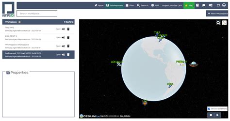 workspace management and use — wasdi documentation center documentation