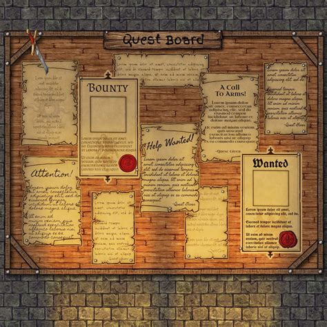 Editable Quest Board Rinkarnate