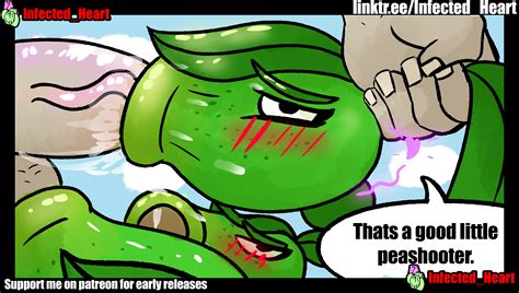 Rule 34 Blowjob Blush Female Infected Heart Peashooter Pvz Plant Plantie Plants Vs Zombies