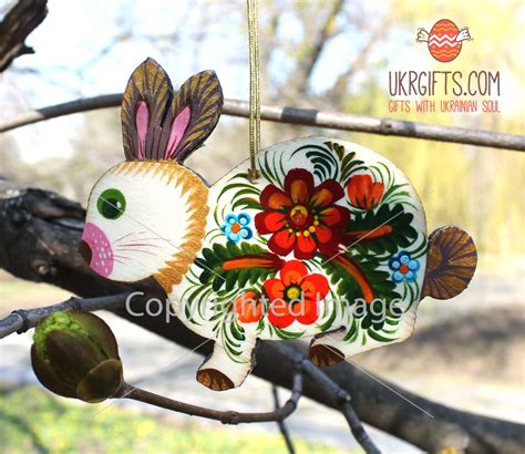 Пасхальный украинский сувенир Кролик 01 купить 245 грн Podaro4ek цена отзывы фото