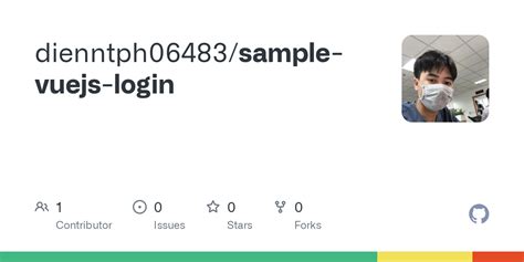 Github Dienntph06483sample Vuejs Login