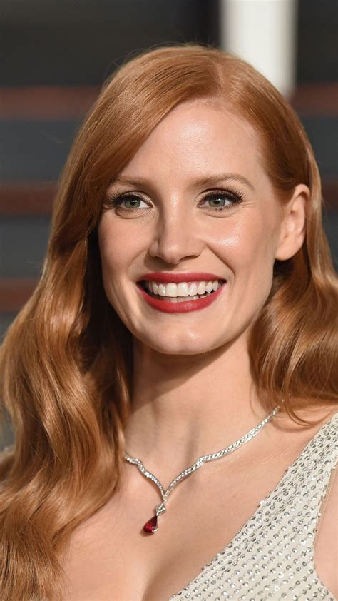 1080x1920 Smile Pretty Jessica Chastain Wallpaper Cabello De Novia