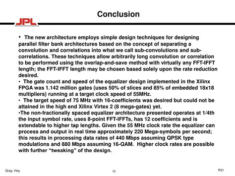 Ppt Parallel Adaptive Equalizer Employing Sub Convolution Vlsi Architecture Realized In Fpga