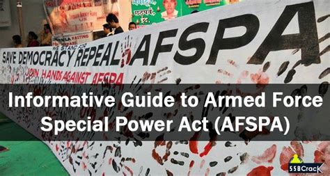 Informative Guide To Armed Force Special Power Act Afspa