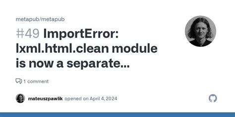 ImportError Lxml Html Clean Module Is Now A Separate Project Lxml Html Clean Issue