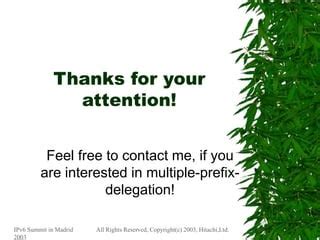 Plug And Play Using Prefix Delegation Mechanism PPT