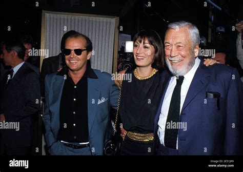 Jack Nicholson Anjelica Huston And John Huston 1985 Credit Ralph