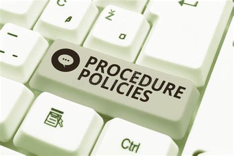 Hand Writing Sign Procedure Policiessteps To Guiding Principles Rules And Regulations Word