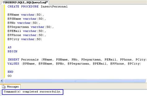 Ms Sql Server Stored Procedure Depolanmış Yordamlar 1
