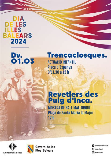 Dia De Les Illes Balears Ajuntament D Inca