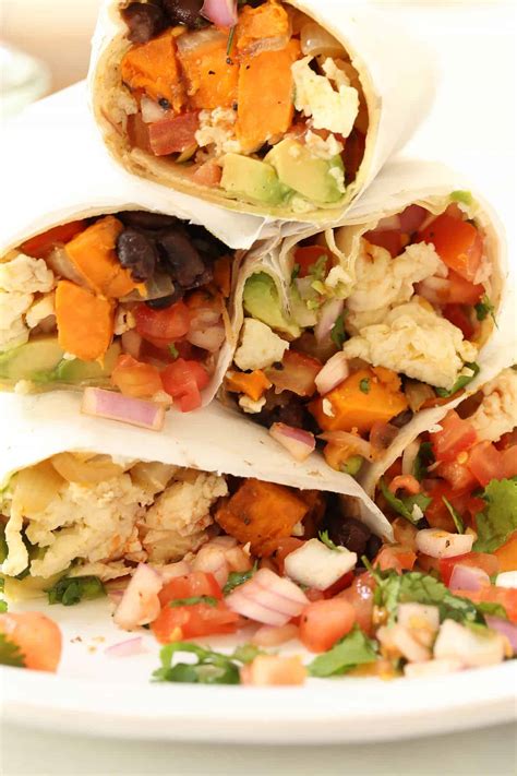 Healthy Breakfast Burritos The Harvest Kitchen