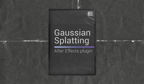 aescripts gaussian splatting v1 2 win vfxpack