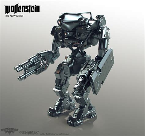 Stunningly Detailed Wolfenstein Robots By Tor Frick