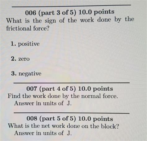 Solved 004 Part 1 Of 5 10 0 Points A 17 3 Kg Block Is Chegg Com