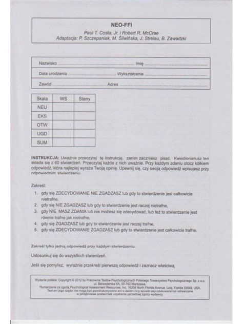 Neo Ffi Arkusz Klucz Pdf