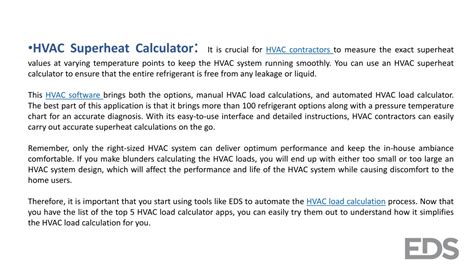 Ppt 5 Best Hvac Softwar To Simplify Hvac Load Calculations For The