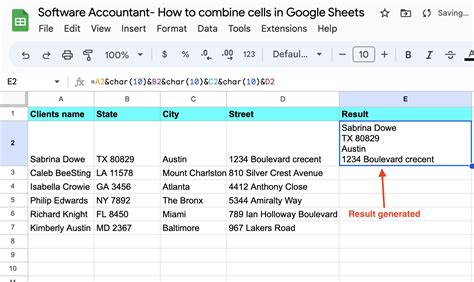 How To Quickly Combine Cells In Google Sheets