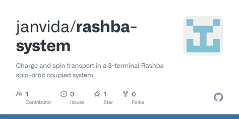 Github Janvida Rashba System Charge And Spin Transport In A 3 Terminal Rashba Spin Orbit