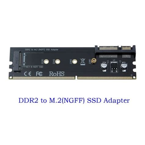 Ddr2 Ddr3 Ddr4 To M2 Ssd Adapter M2 B Key Riser Card Support 2242 2260
