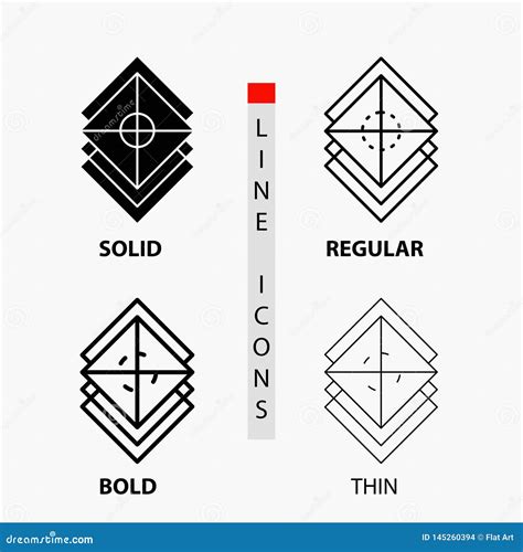 Arrange Design Layers Stack Layer Icon In Thin Regular Bold Line